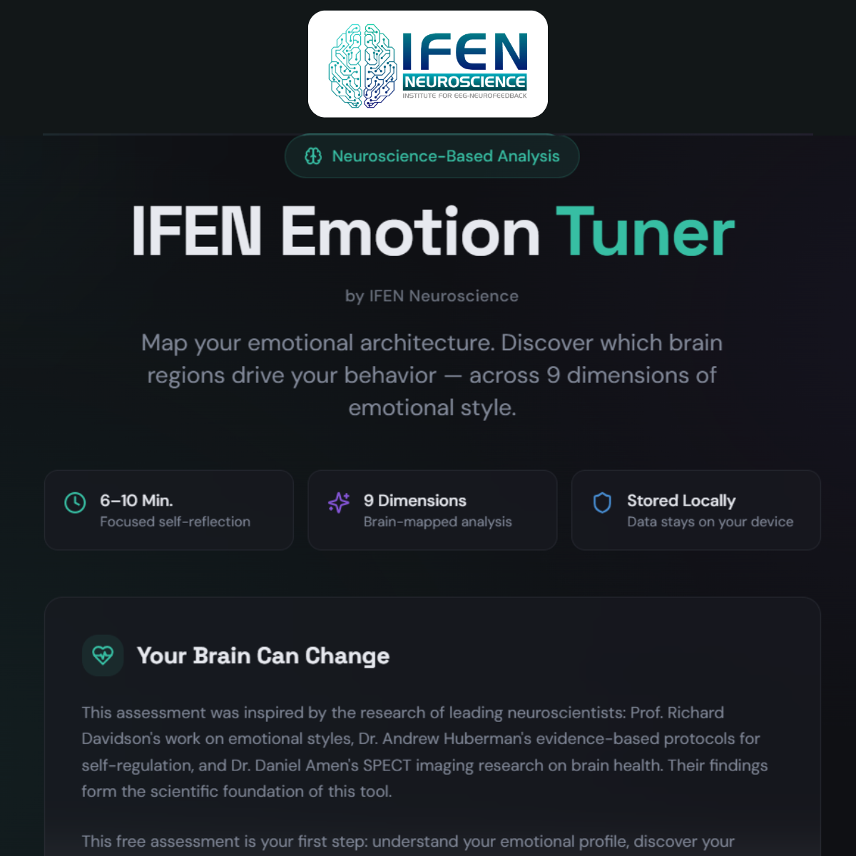 EmotionTuner: Ihr emotionaler Bauplan | IFEN